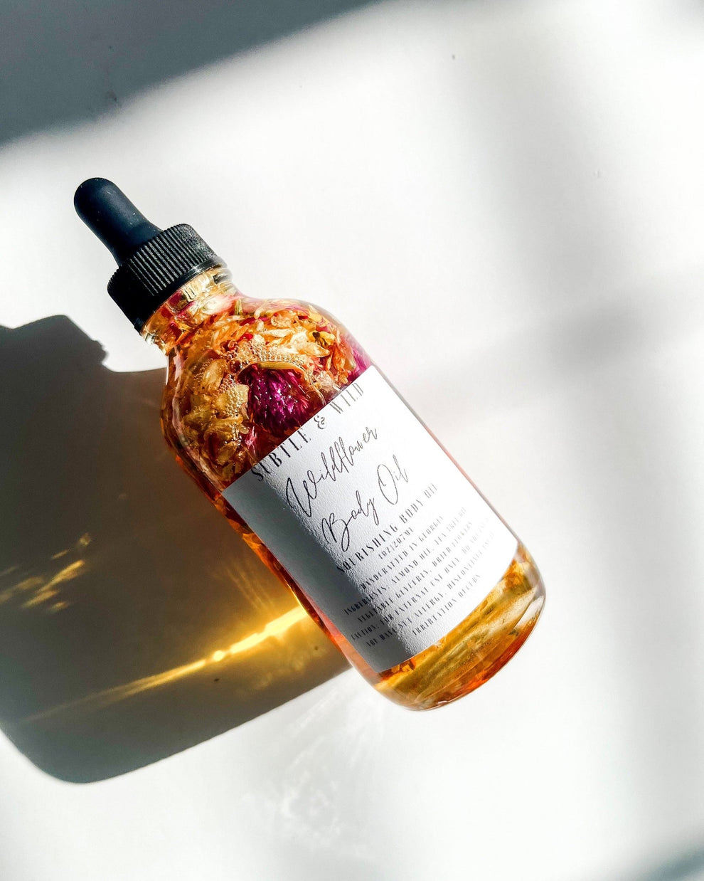 6 oz Wildflower Body Oil|Handmade Oil|Spa Gift for Her|Body Oil|Body O ...