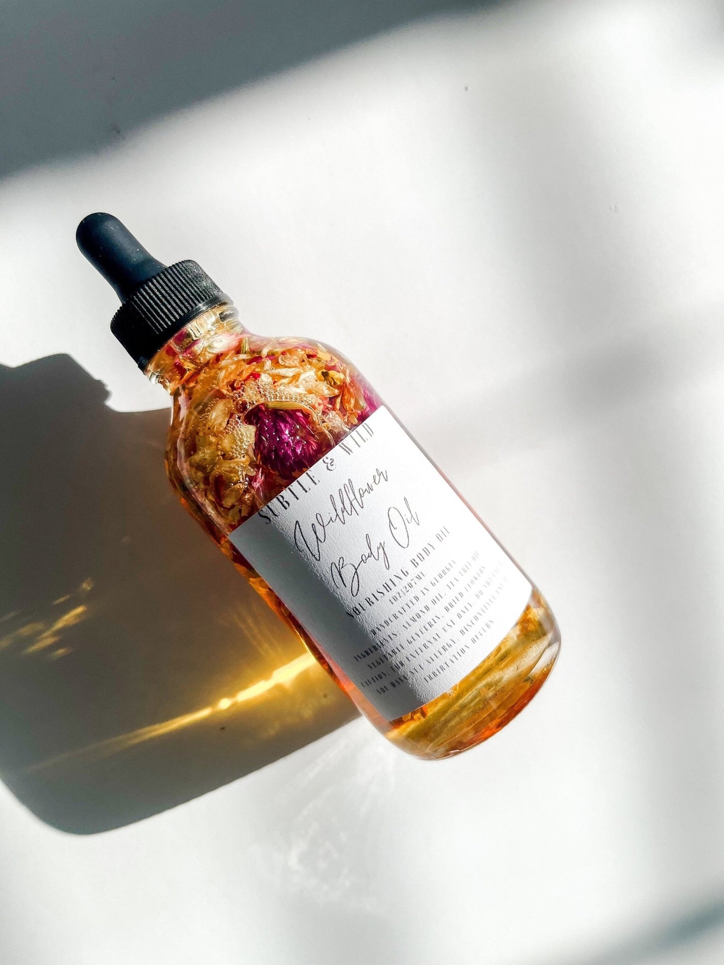 6 oz Wildflower Body Oil|Handmade Oil|Spa Gift for Her|Body Oil|Body O ...